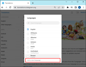 How to Change Typing on Telegram