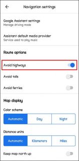 How to Avoid Highways in Google Maps