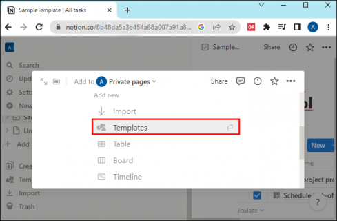 How to Make a Page a Template in Notion