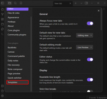 How to Make a Template in Obsidian