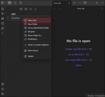 How to Make a Template in Obsidian