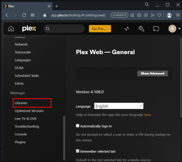 How To Add Library in Plex