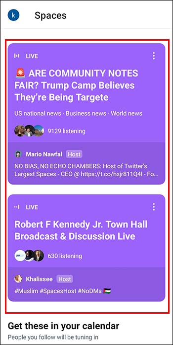 How to Find Twitter Spaces