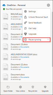 How to Stop Syncing with OneDrive