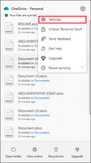 How to Stop Syncing with OneDrive