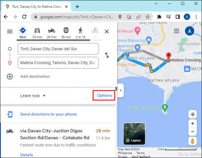 How to Avoid Highways in Google Maps