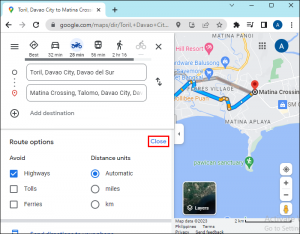 How to Avoid Highways in Google Maps