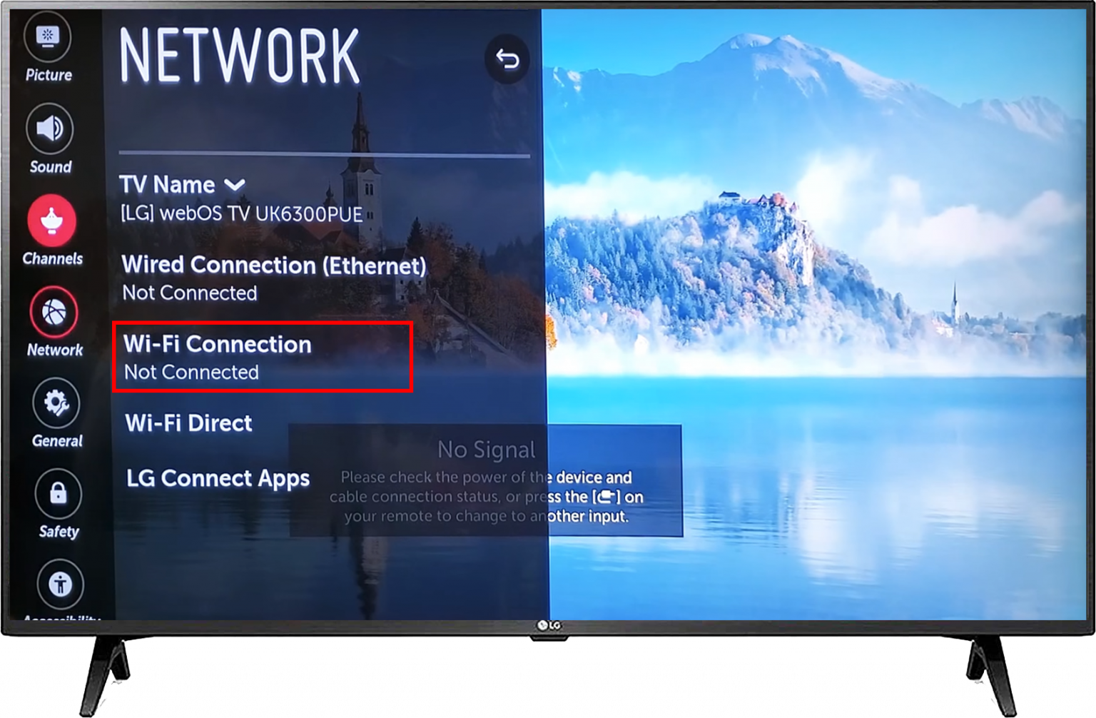 How to Turn On Wi-Fi Connection on an LG TV