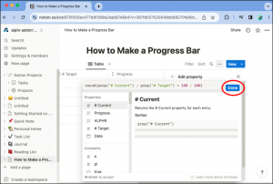 How to Make a Progress Bar in Notion
