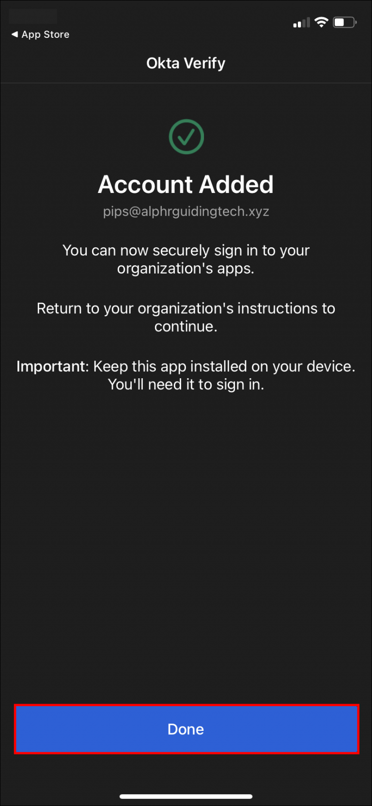 How to Get a QR Code with OKTA