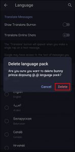 How to Change Typing on Telegram