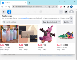How to View Sold Items on Facebook Marketplace