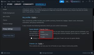 How to Hide Games From Friends in Steam