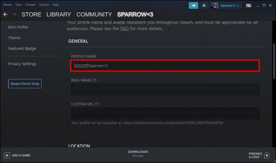 How to Make Your Name Yellow in Steam