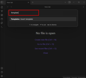 How to Make a Template in Obsidian