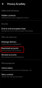 How to View Restricted Messages in Messenger