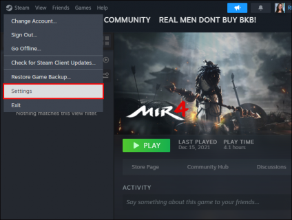 How to Hide Activity in Steam