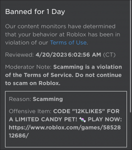 How to View Banned Accounts in Roblox