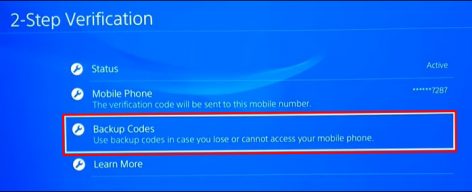 How to Turn on or off 2FA on a PS4