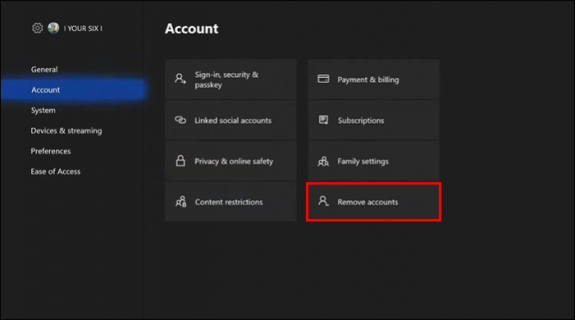 How to Remove an Account From an Xbox One