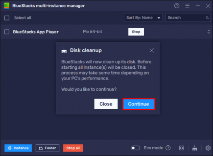 How to Delete Master Instance in BlueStacks
