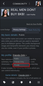 How to Make a Profile Private in Steam