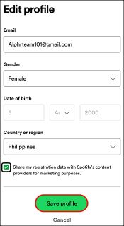 How to Change your Email in Spotify