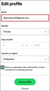 How to Change your Email in Spotify