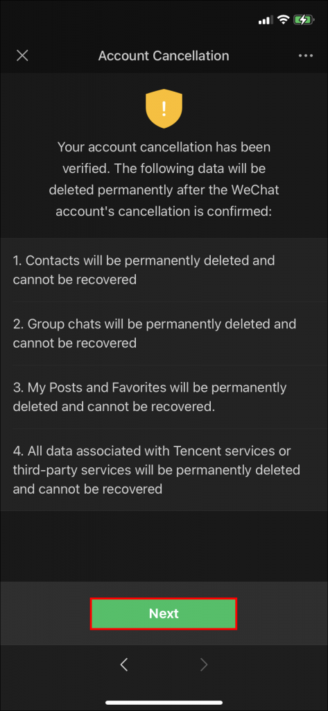 How to Delete a WeChat Account