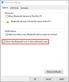 How To Find a Missing Bluetooth Button on a Windows PC