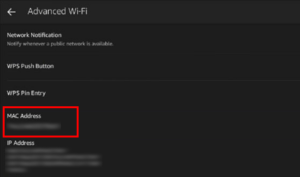 Amazon Fire Tablet: How to Find the MAC Address