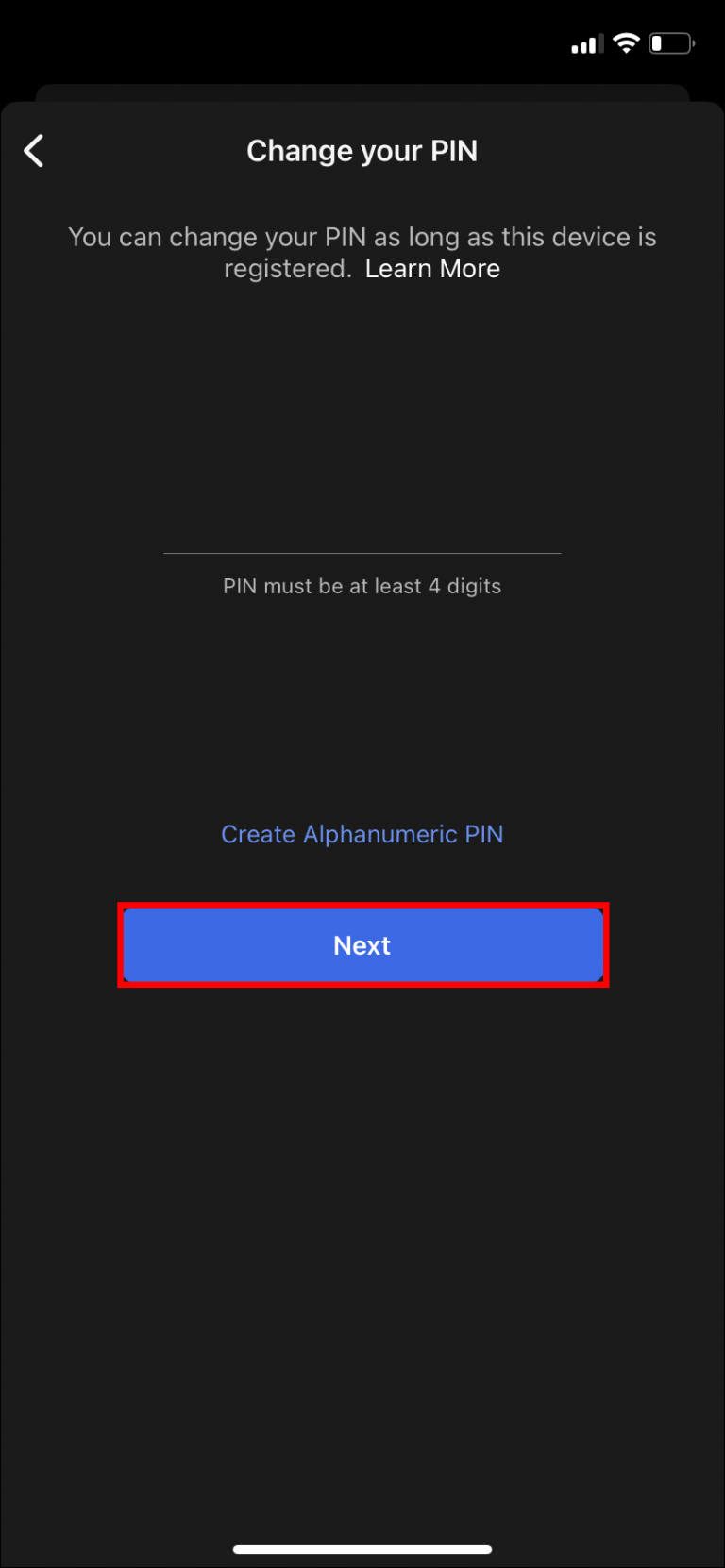 How to Change Your Signal PIN