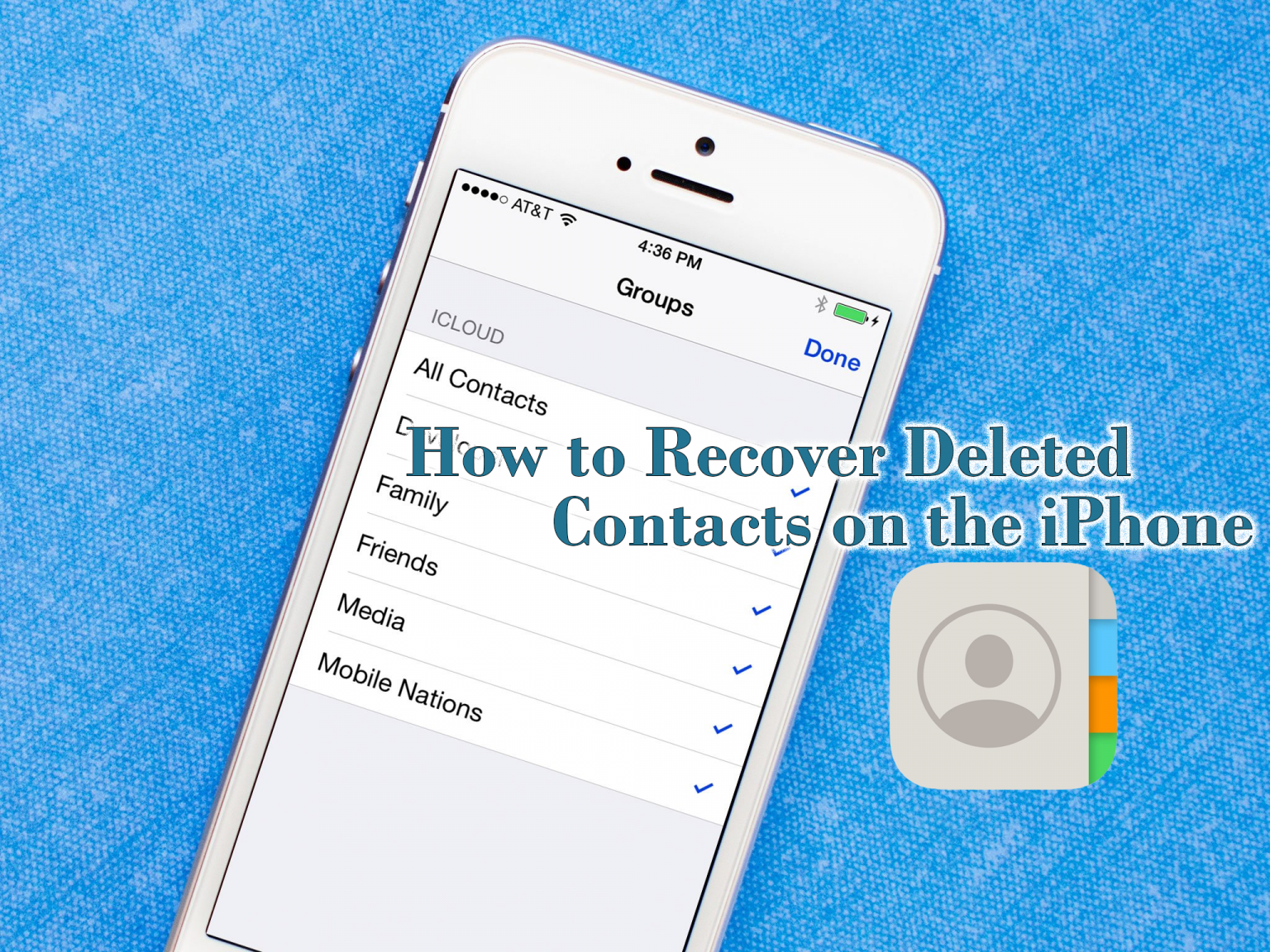 What To Do If iPhone Contacts App Icon Missing