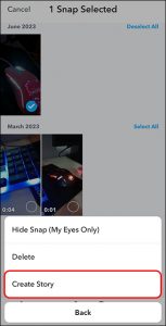 How To View Memories on Snapchat