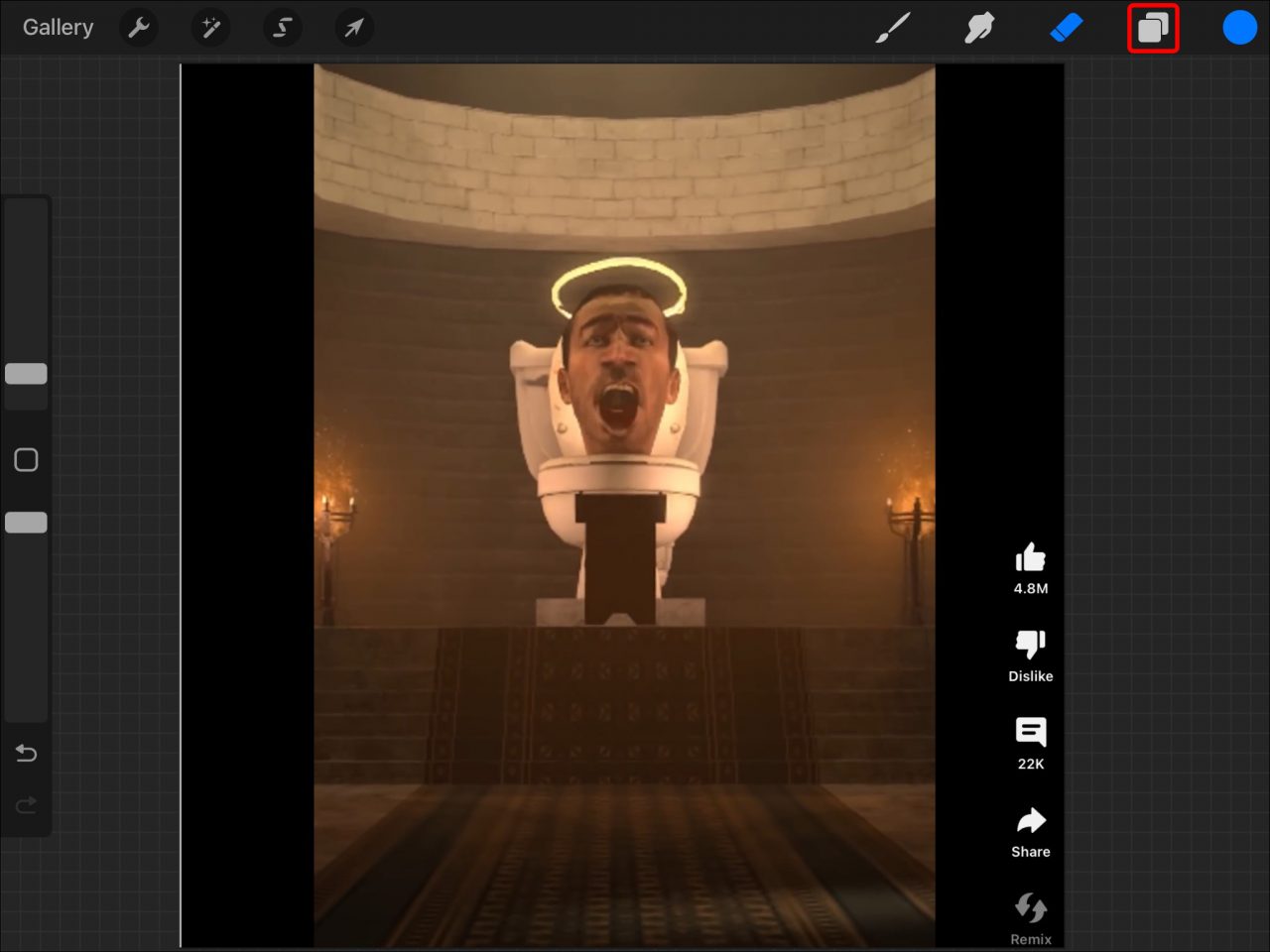 How to Select and Move in Procreate