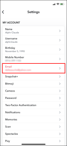 How to Change Your Snapchat Email