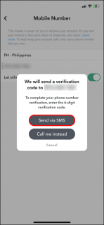 Snapchat: How to Change Numbers