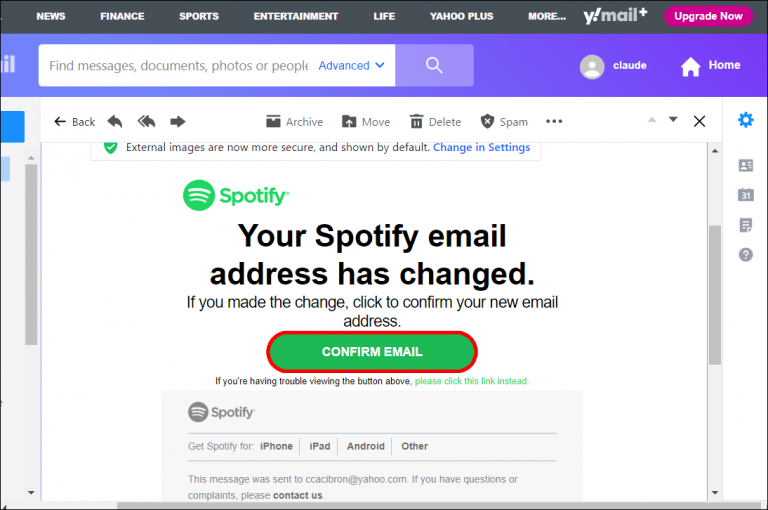 How to Change your Email in Spotify