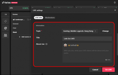 How To Use & Stream OBS Studio with TikTok