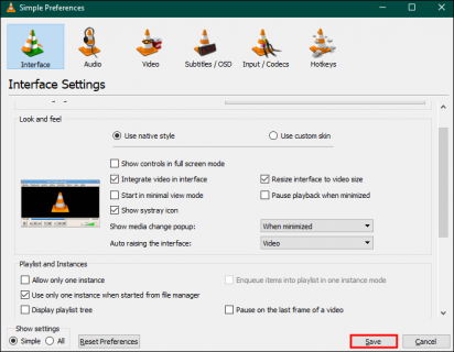How To Hide Controls in VLC