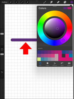 Procreate: How to Change a Line Color