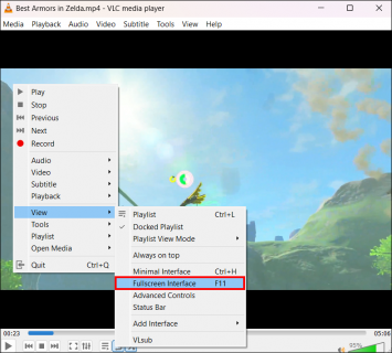 How To Exit Full Screen in VLC