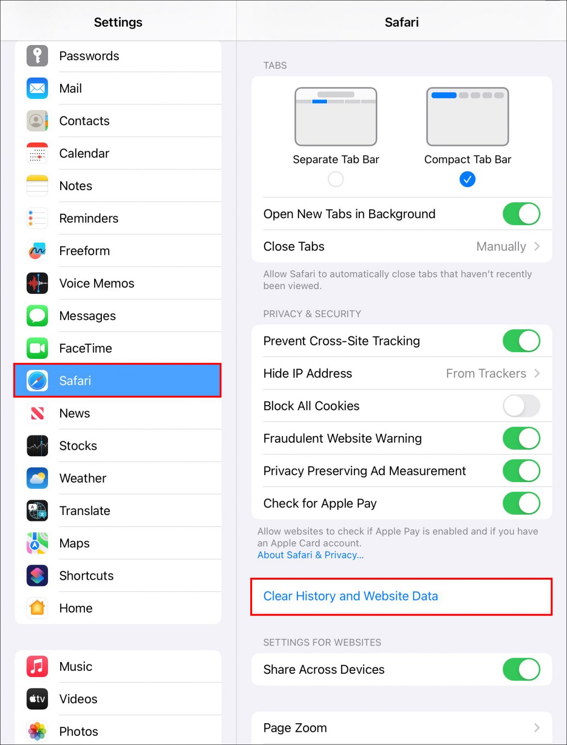 How to Clear the Cache for Apps on an iPad