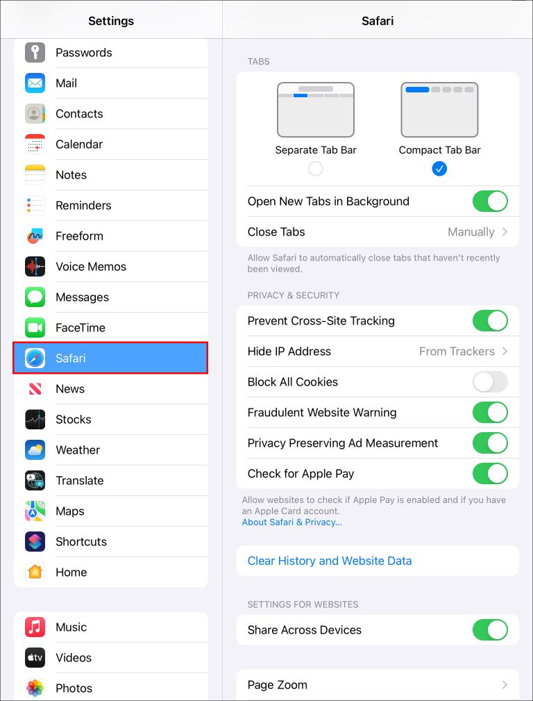 How to Clear the Cache for Apps on an iPad