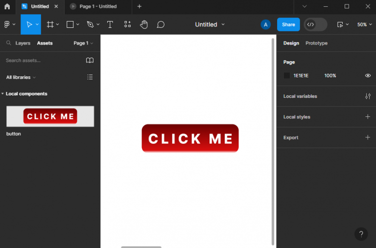 How to Make a Hover Effect in Figma