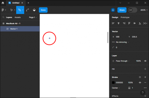 Figma: How to Make Curved Lines