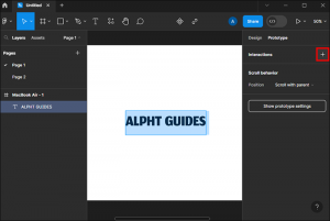 How to Add a Hyperlink in Figma