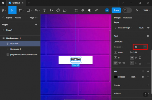 How to Create a Button in Figma