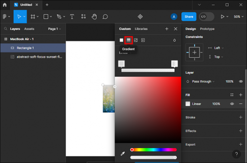 How To Create a Gradient in Figma