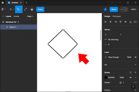 Figma: How to Make Curved Lines